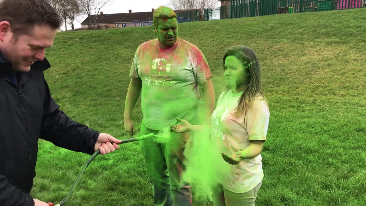 Badger and Claire VS Portmead Primary BEHIND THE SCENES - YouTube