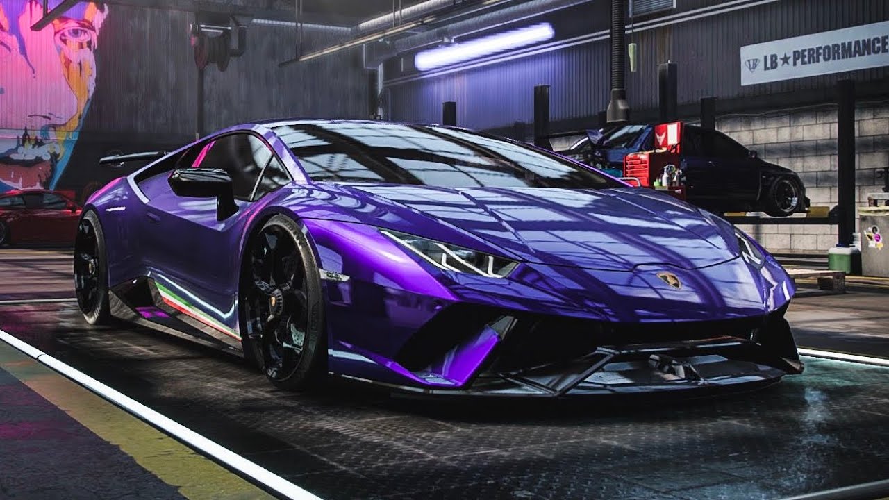 Supercharged Huracan Performante with bags gameplay// NFS HEAT - YouTube