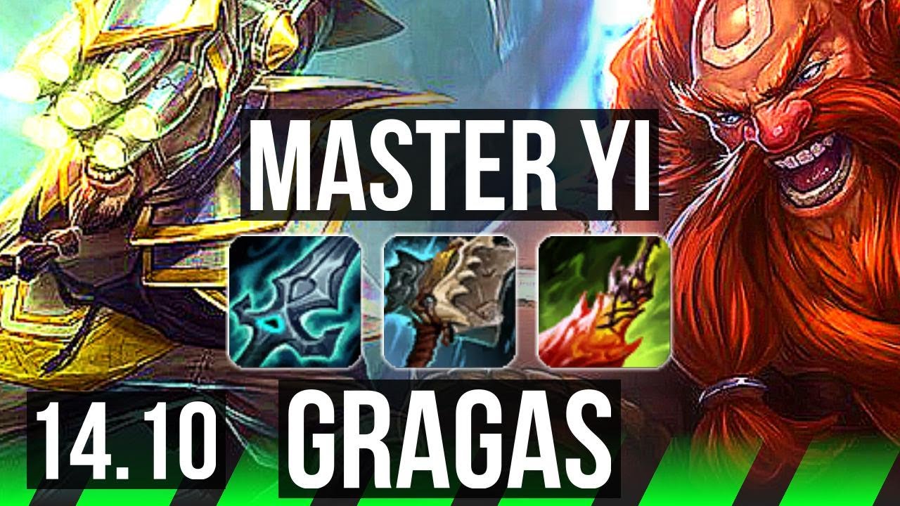 MASTER YI vs GRAGAS (JGL) | 19/2/6, 68% winrate, Legendary | EUW Master ...