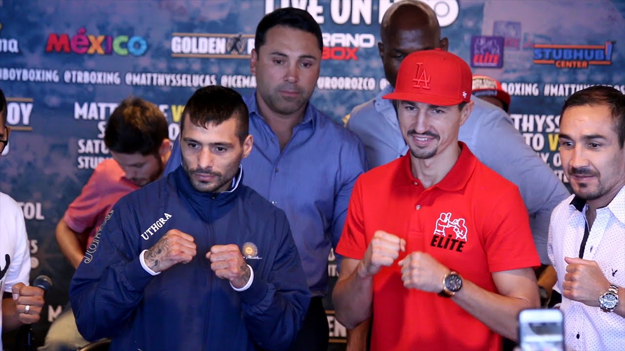 Lucas Matthysse vs. Viktor Postol full video-Complete final press ...