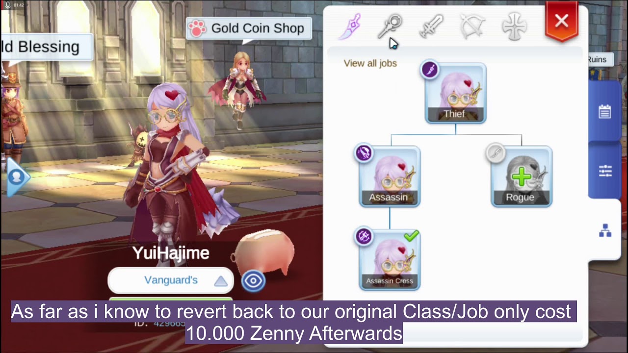 How to unlock Multi Job Feature Ragnarok Eternal Love SEA - YouTube