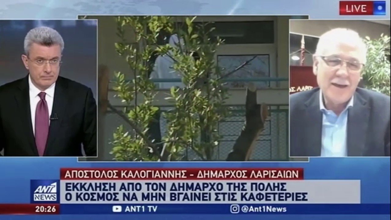 Συνέντευξη Α. Καλογιάννη για τα μέτρα για τον κορωναϊο στον ANT1 και ...