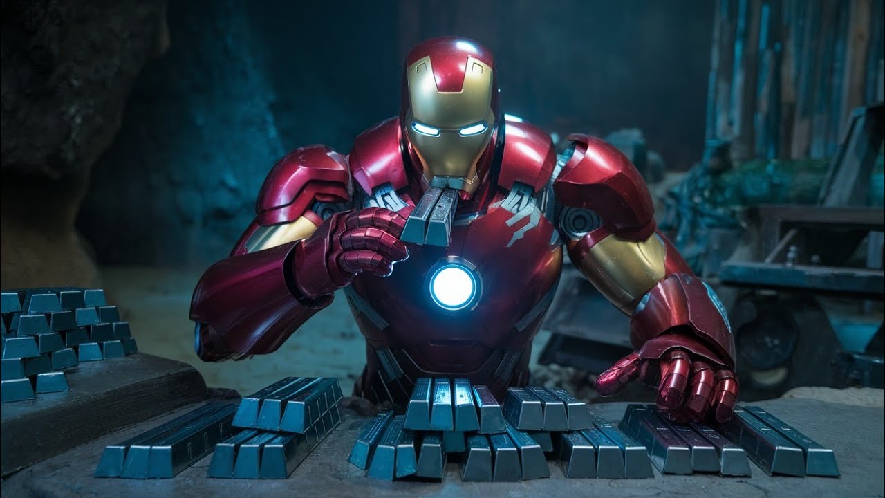 Iron Man Eating Iron | AI 2024 - YouTube