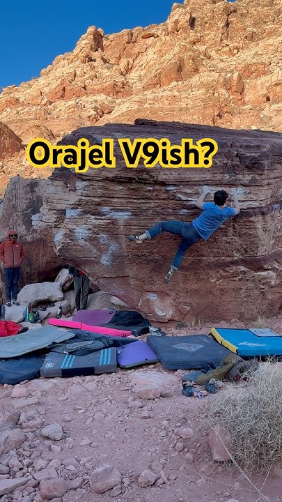 Orajel V9/10 (7C) - Kraft • Red Rock Bouldering (NV) - YouTube