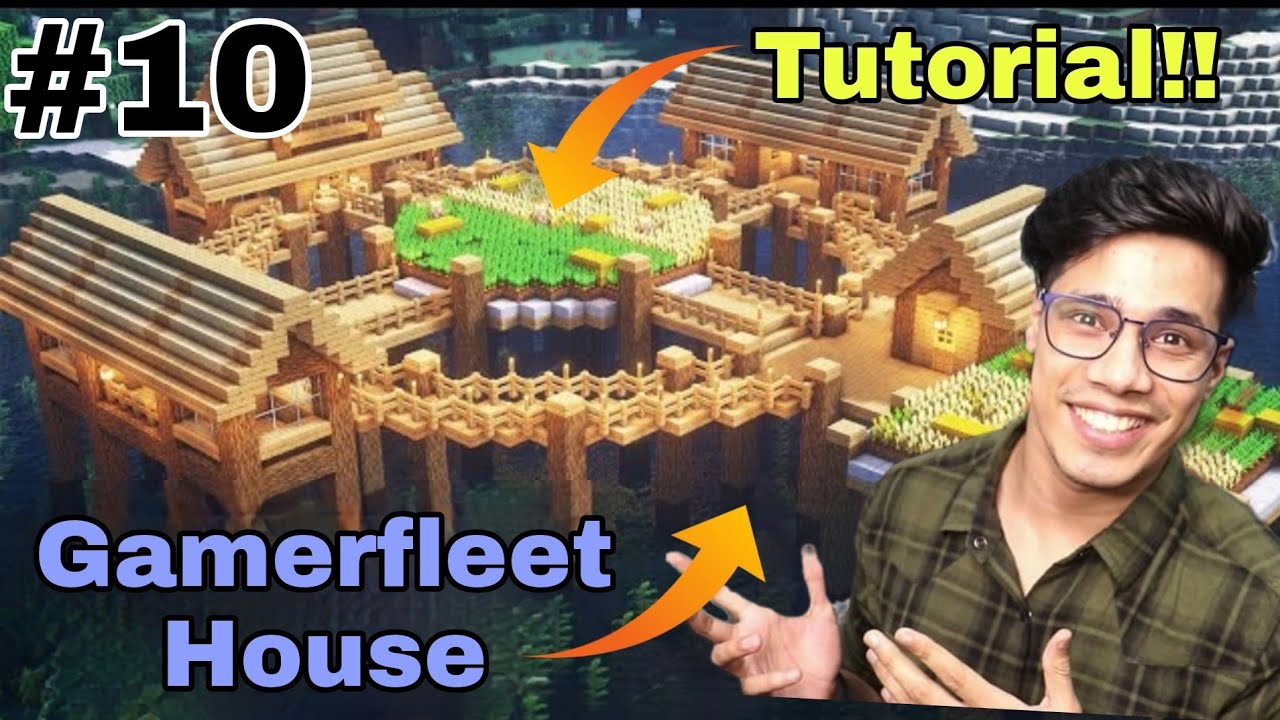 How To Build @GamerFleet House(Herobrine Smp) in Minecraft⛏️ ||Tutorial ...