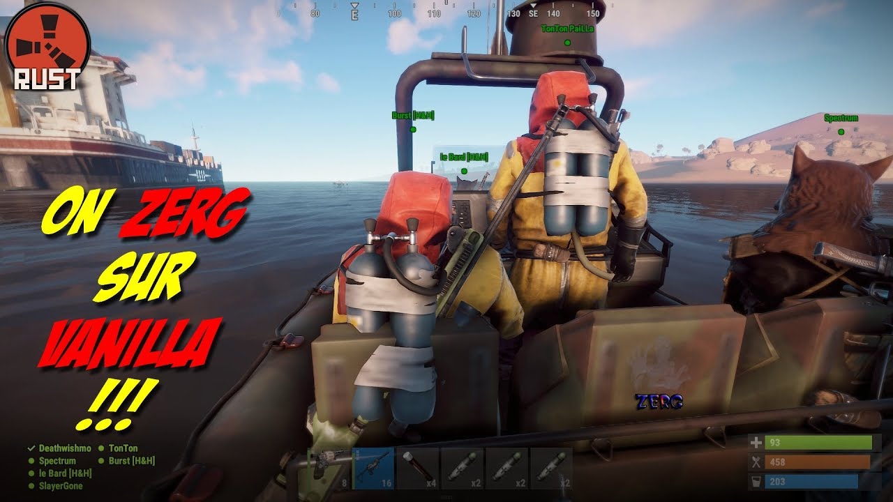 RUST FR - ON ZERG SUR VANILLA !!! 😎😎 - YouTube
