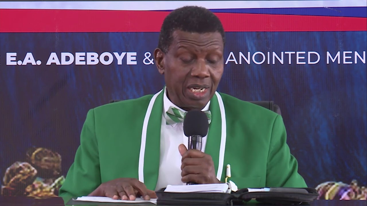 PASTOR E. A. ADEBOYE SERMON ON WONDERFUL @ RCCG 68TH ANNUAL CONVENTION ...