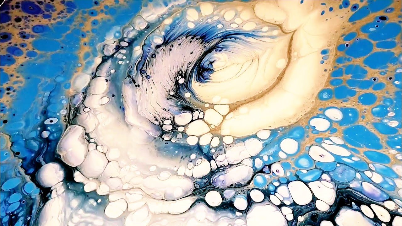 SURPRISE Pour Over Colour! Multi-coloured Pearl Cells and Straight Pour ...