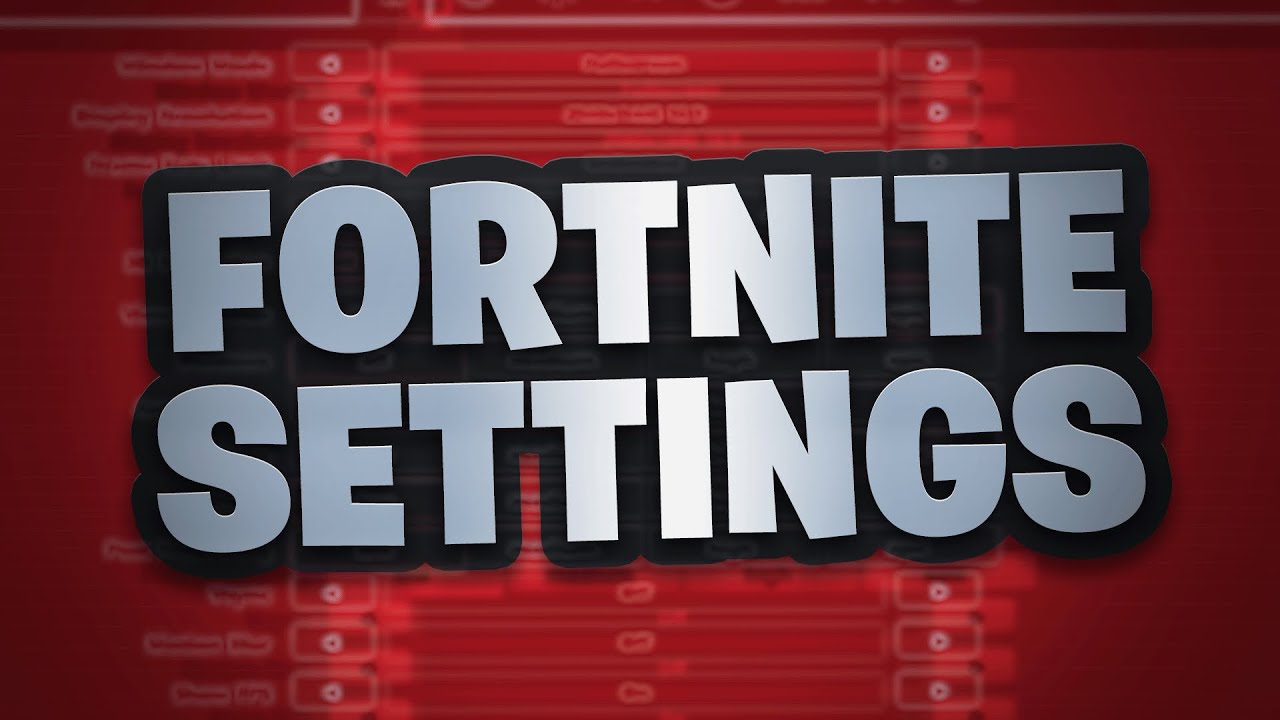 clarityG's Fortnite Settings! - YouTube