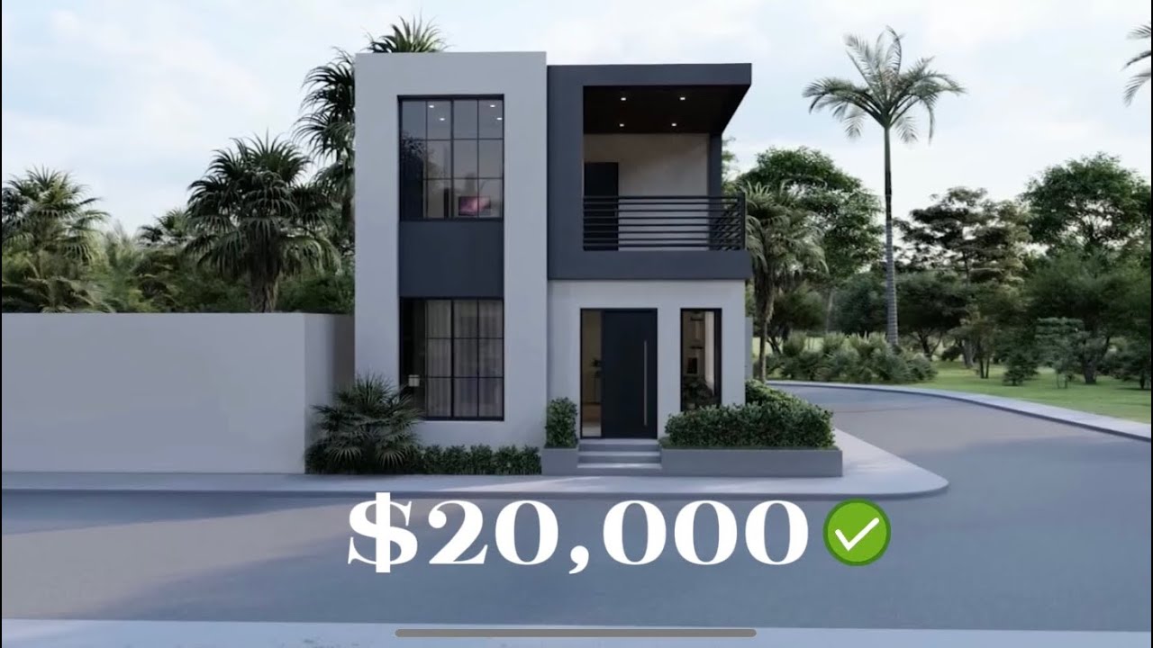 6x7 Meter Small House Design with 3 Bedrooms - YouTube