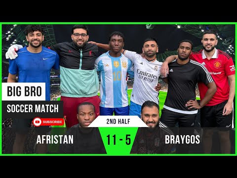⚽️ CF Afristan vs Crooky F.C ⚽️ Premier League Match · Big Bro Soccer ...