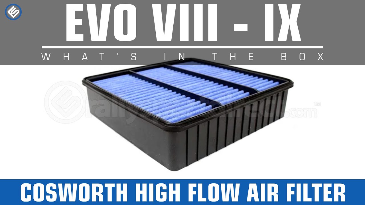 Cosworth EVO High Flow Air Filter- Whats in the Box? - YouTube