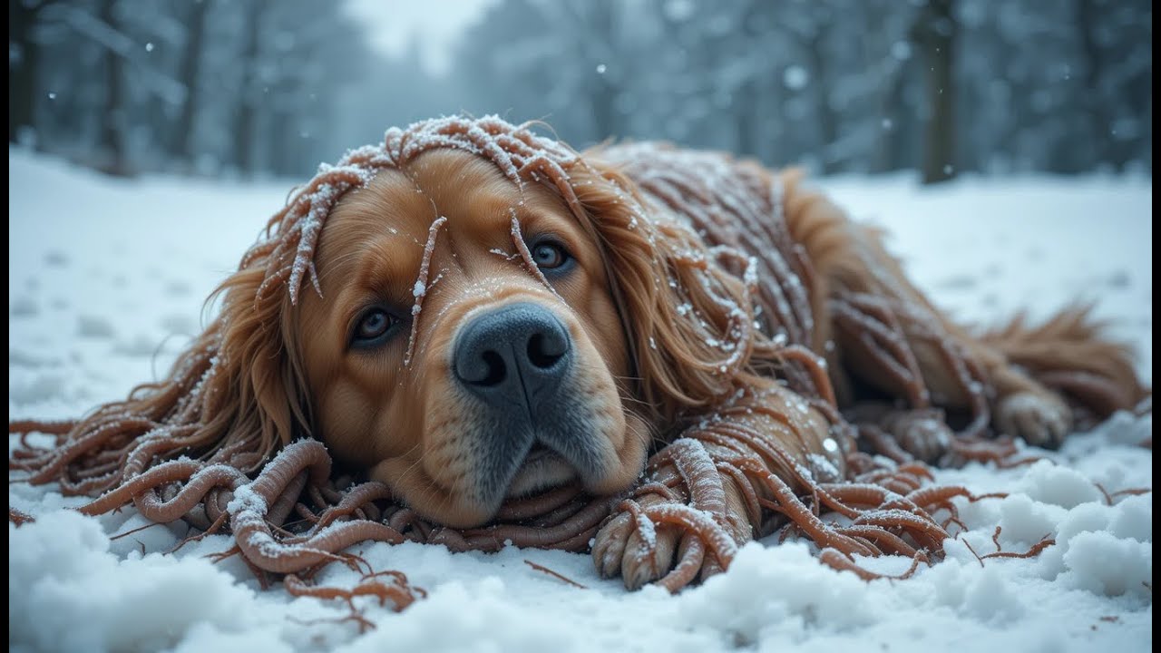 Dog Infested with Worms – Shocking Full Coverage! - YouTube