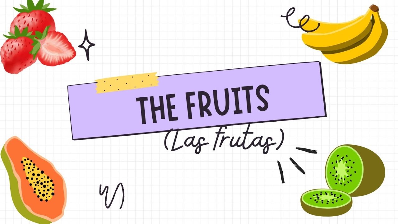 Curso de inglés | Nivel básico | Vocabulario: Las frutas (The fruits ...