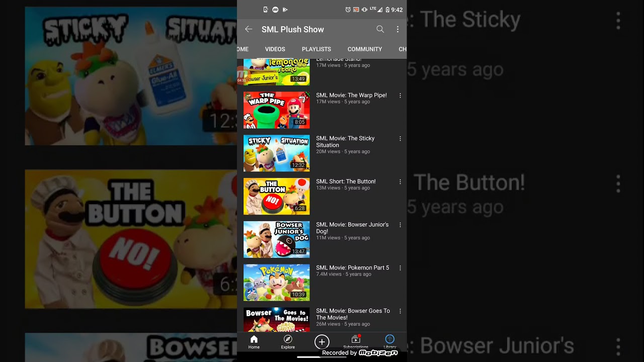 rip old sml plush show channel - YouTube