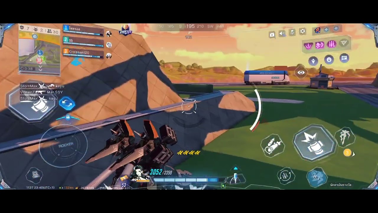 SMC Super mecha champion ไทย EP121 ( Skyfall ) ป้อมปืนเคลื่อนที่ - YouTube