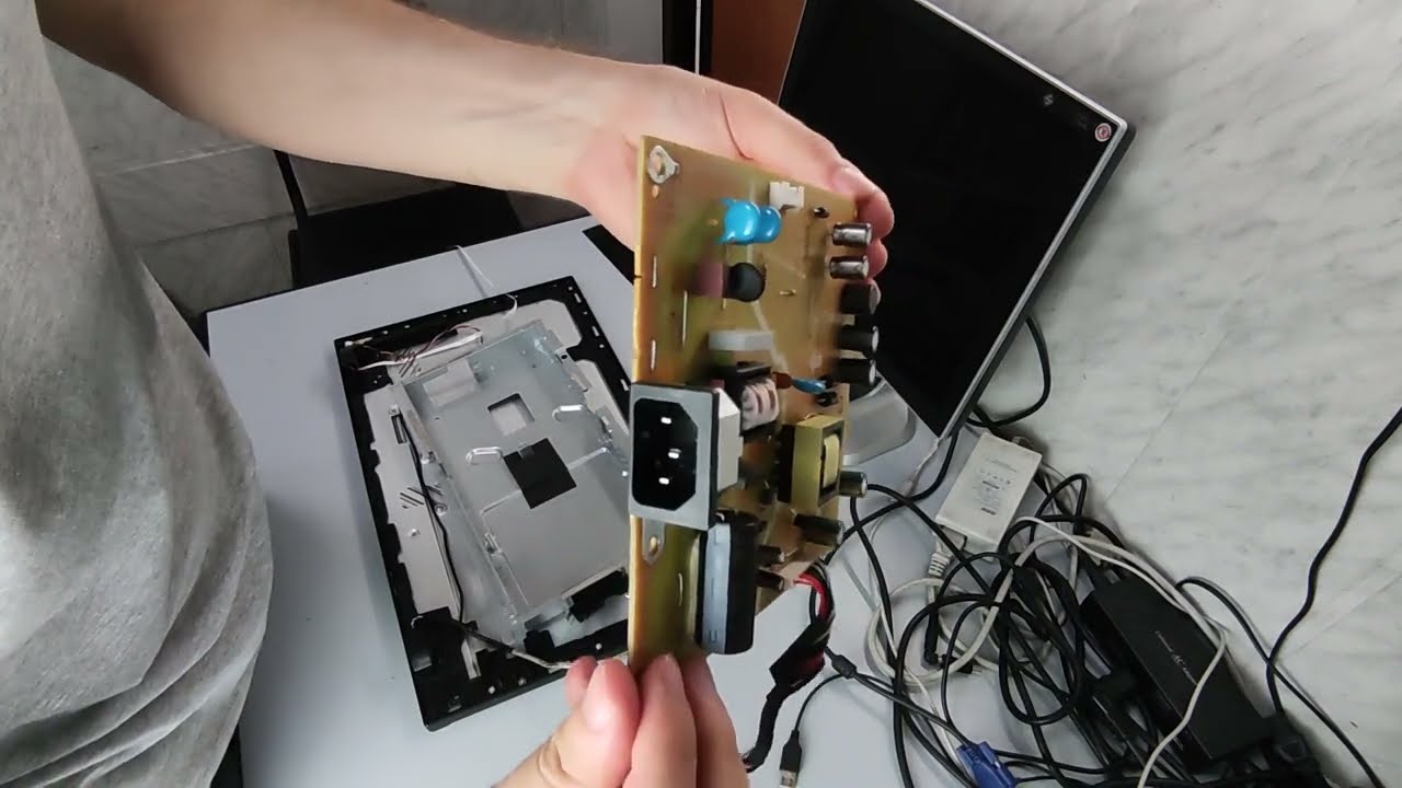 Полная разборка монитора Acer VG220Q Complete disassembly of the Acer ...