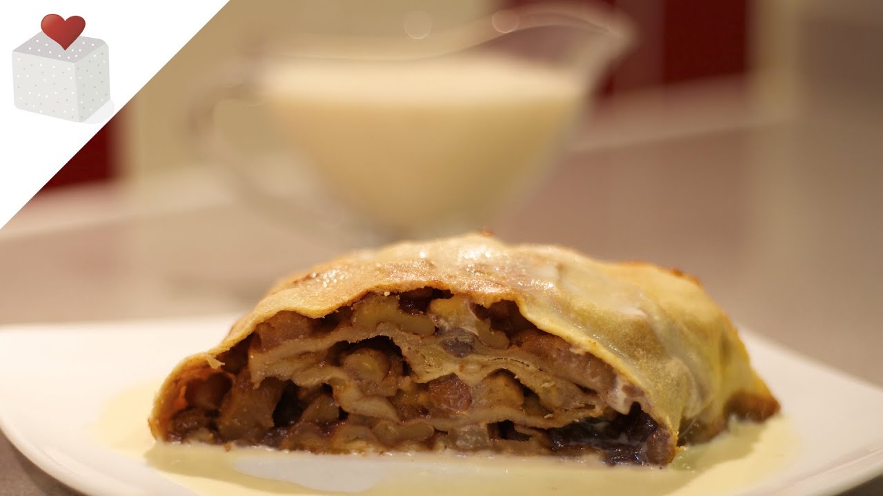 Strudel de manzanas | Recetas de repostería por Azúcar con Amor - YouTube