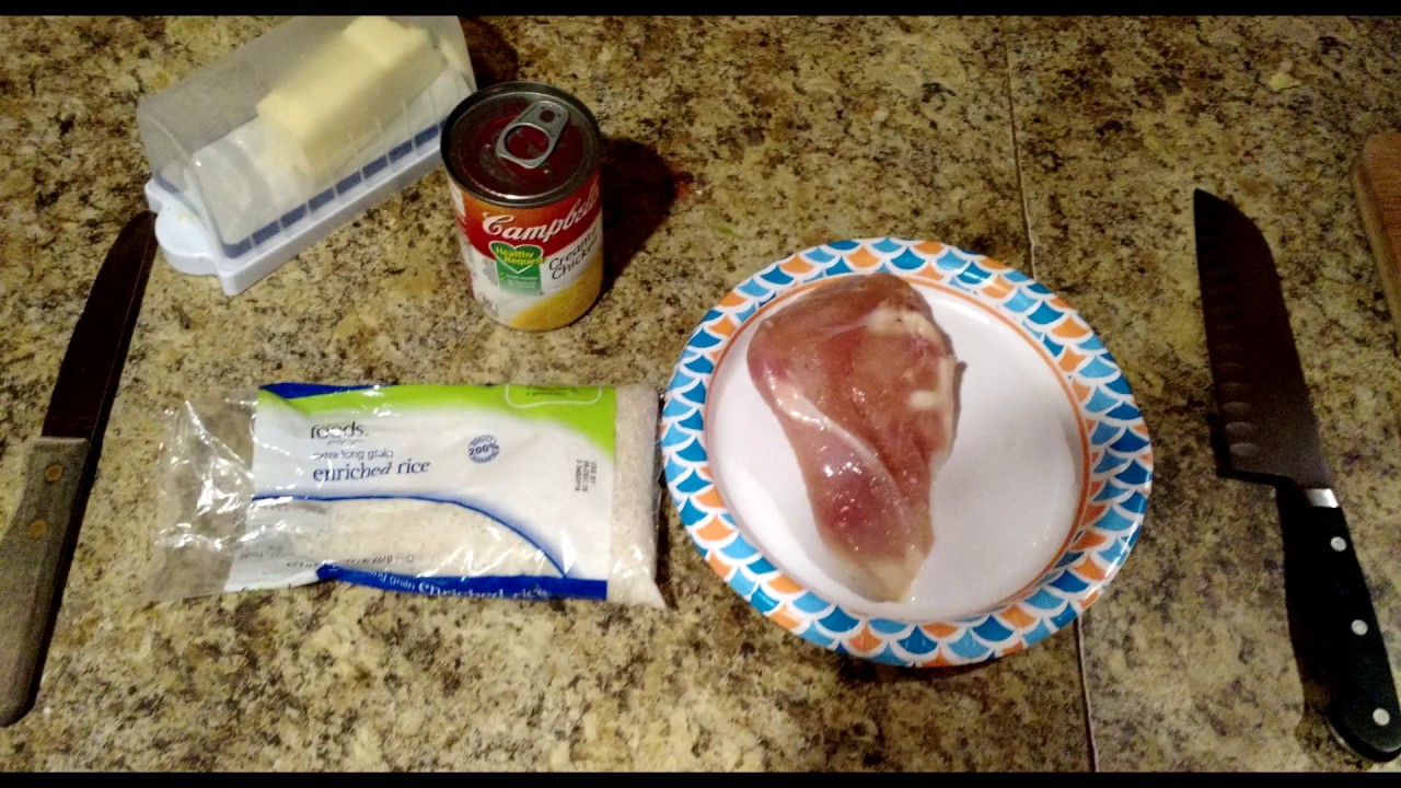 The Poor man's Cookbook. Chicken And Rice - YouTube