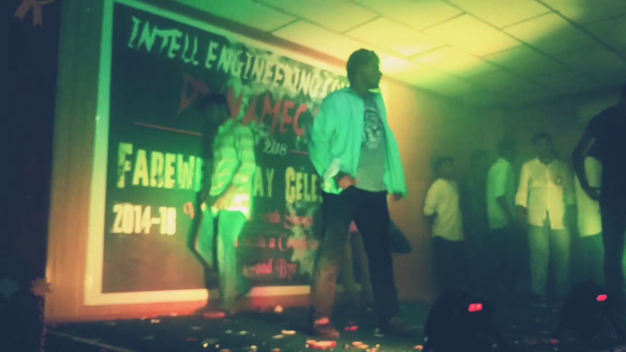 Intell engineering college in mechanical farewell party in raviteja sir ...