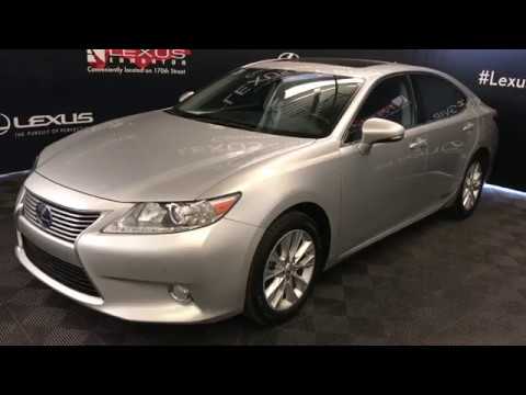 Silver 2013 Lexus ES 300h Technology Package Review Edmonton Alberta ...