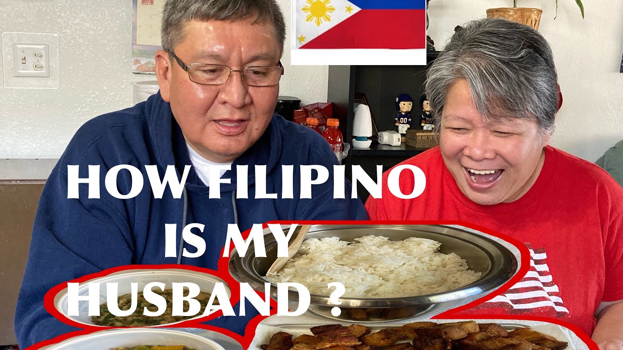 HOW FILIPINO IS MY HUSBAND. (EATING FILIPINO FOOD CHALLENGE) - YouTube