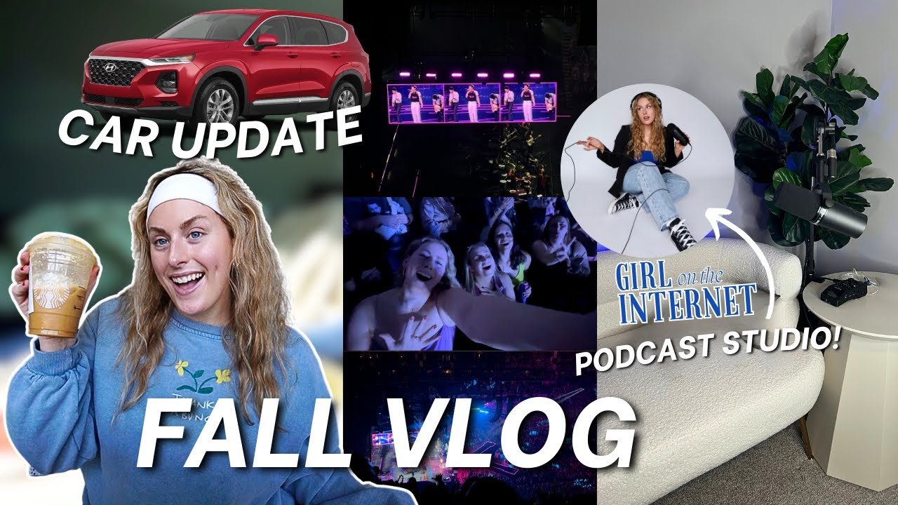 podcast studio, unboxing, + jonas brothers concert | VLOG - YouTube