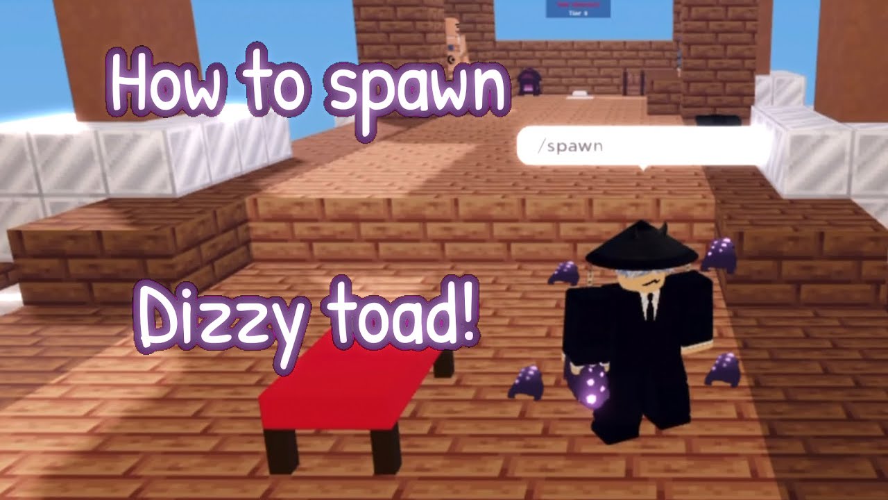 How to spawn Dizzy Toad in roblox bedwars! - YouTube