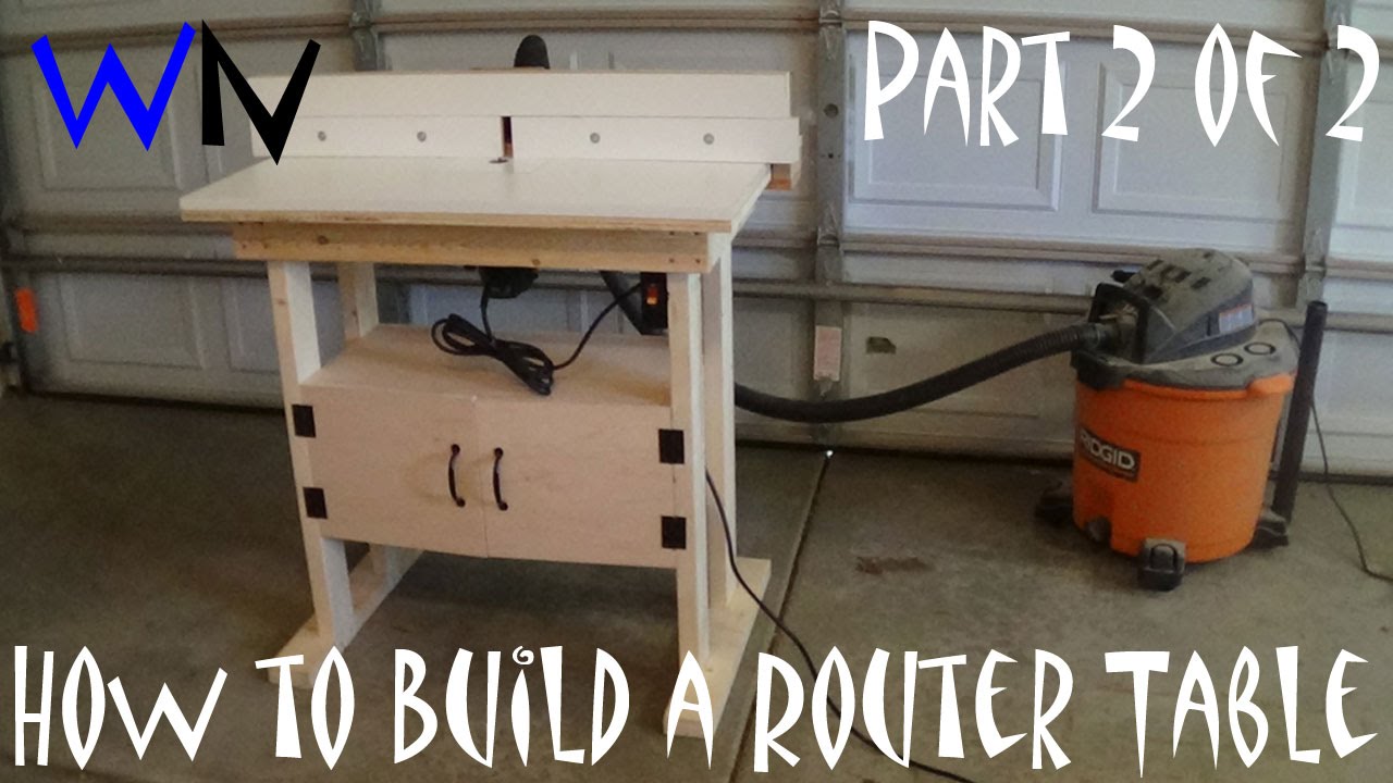 How to Make a $100 Router Table | Part 2 of 2 - YouTube
