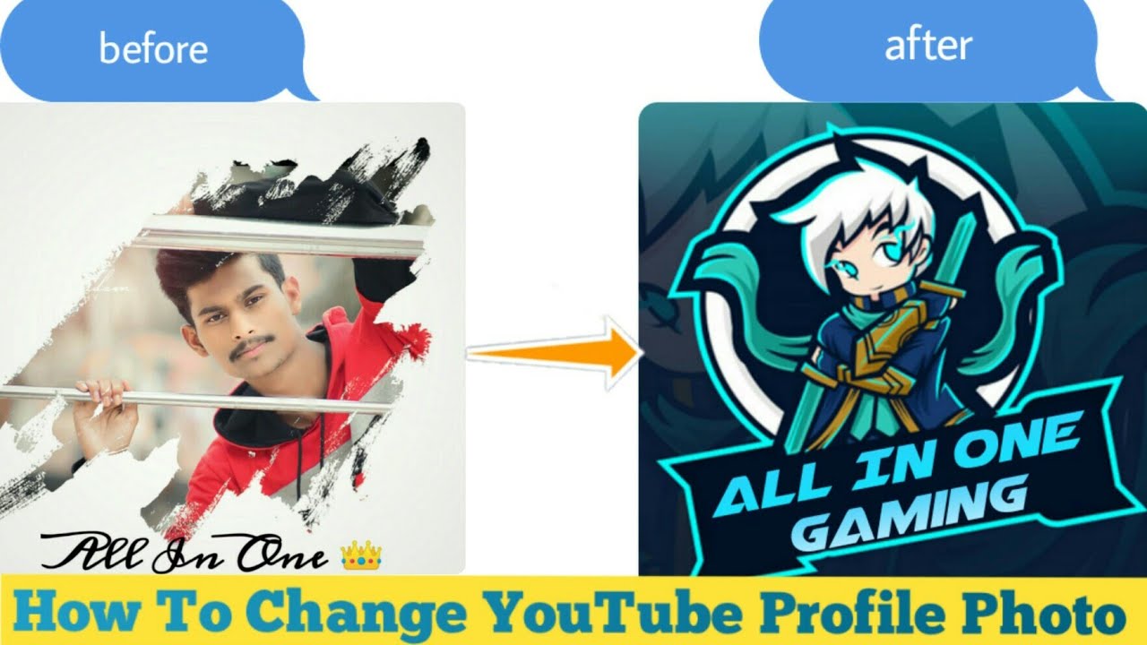 How to add YouTube profile photo \ OR how to change YouTube profile ...