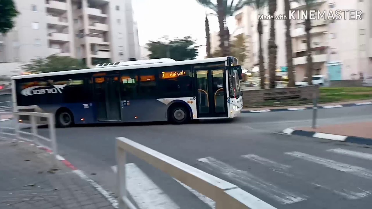Buses in Jacob Fichman St and Johanna Jabotinsky Blvd, Be'er Sheva ...