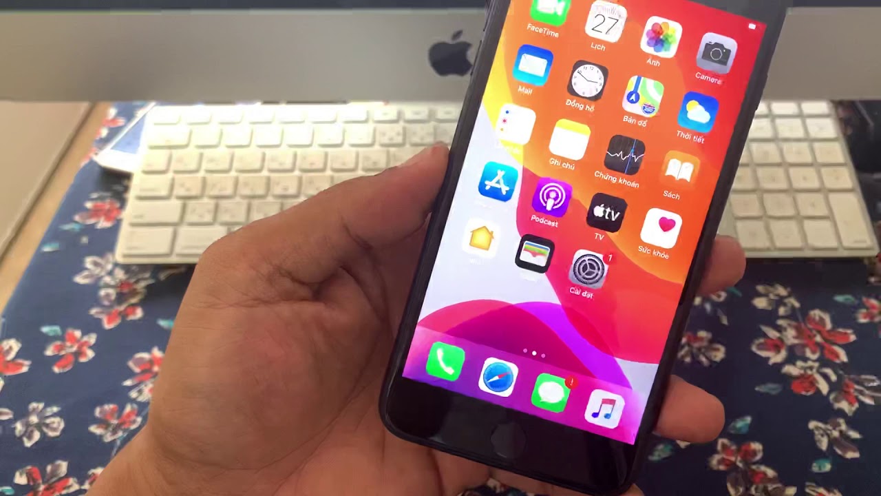 Iphone 7plus 32G hàng tgdd còn bảo hành 29/04.2021 - YouTube