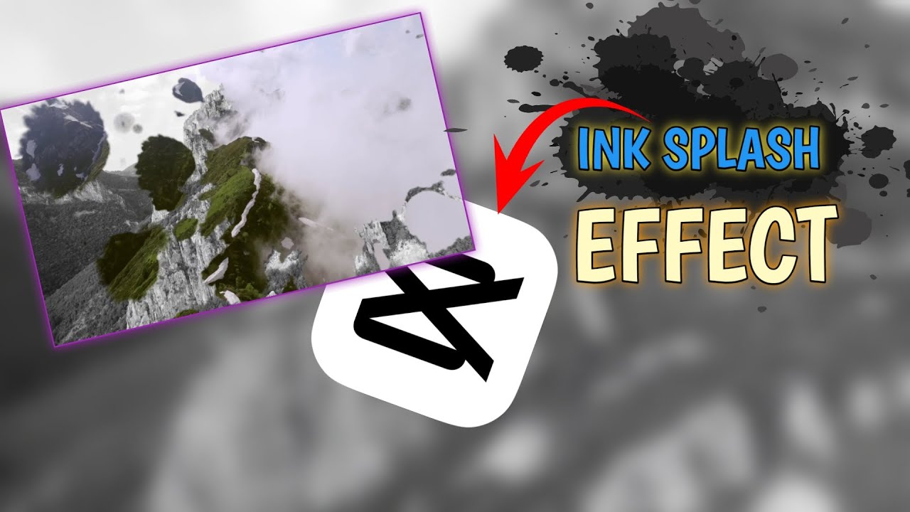 Viral INK SPLASH Video Transition Effect in CapCut || Easy Capcut Tutorial 🔥 - YouTube