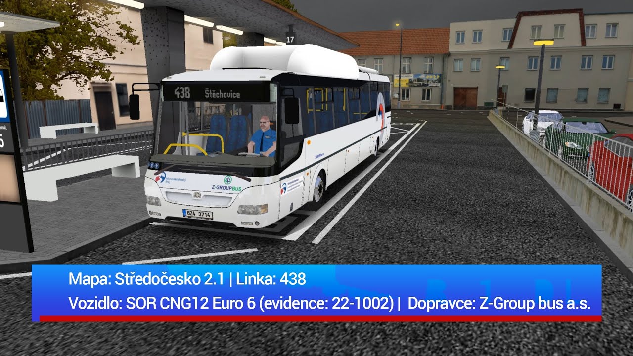 OMSI 2 | Středočesko v2.1 | SOR CNG 12 Euro6 (22-1002) (Z-Group bus a.s ...