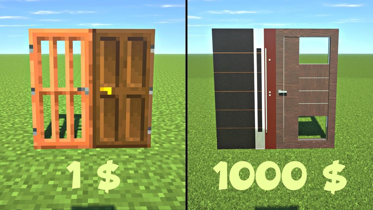 Minecraft: 1 $ vs 1000 $ 🤑🤑🤑 - YouTube
