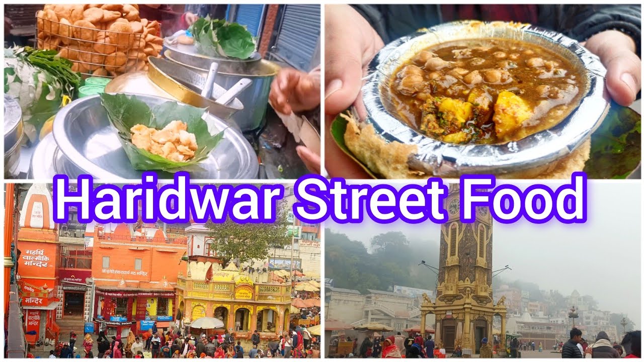 Best Haridwar Street Food|Aaloo Puri|Chai|Kachori|Malai Doodh|Magic ...