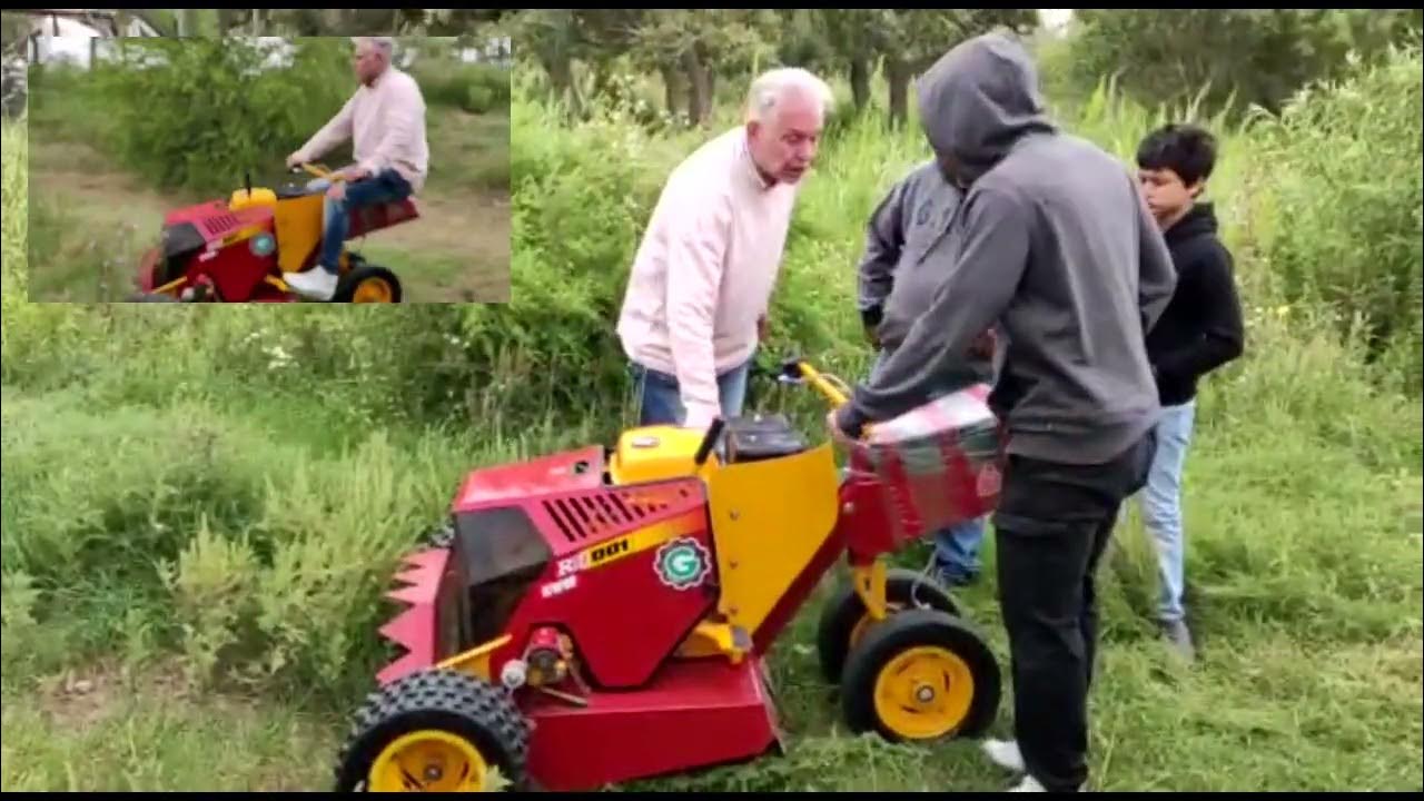 Opcion Roland H001 EVO MOTOCORTADORA DE CÉSPED c/ MOTOR RH 15 HP ARRANQUE ELÉCTRICO - YouTube