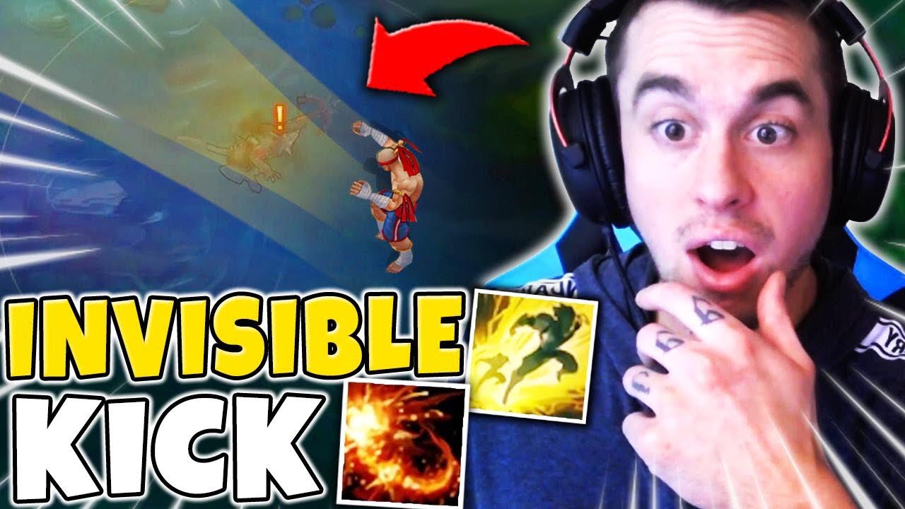 THAT INVISIBLE LEE SIN KICK WAS FIRE! (INSANE KICK ACCURACY) - League ...