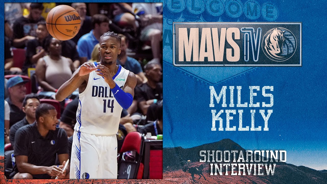 Interview with Miles Kelly at Mavs Summer League Practice - YouTube