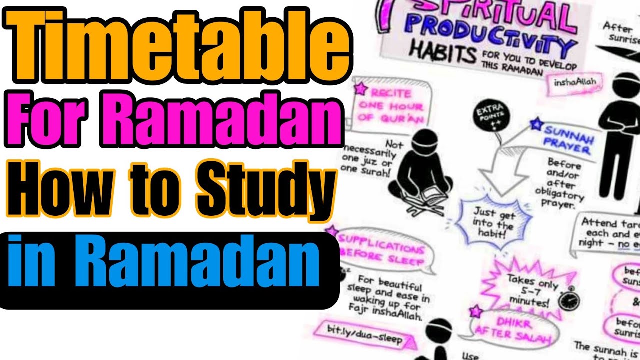 How to Study in Ramadan | Timetable for Ramadan | Hamari kaksha - YouTube