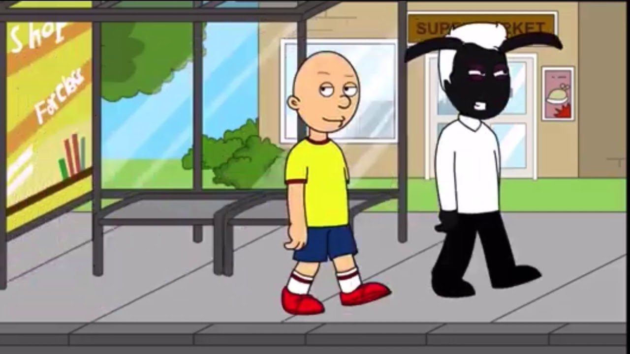 Bald caillou plays a tuba at Shaun the sheep/grounded aka bald caillou ...