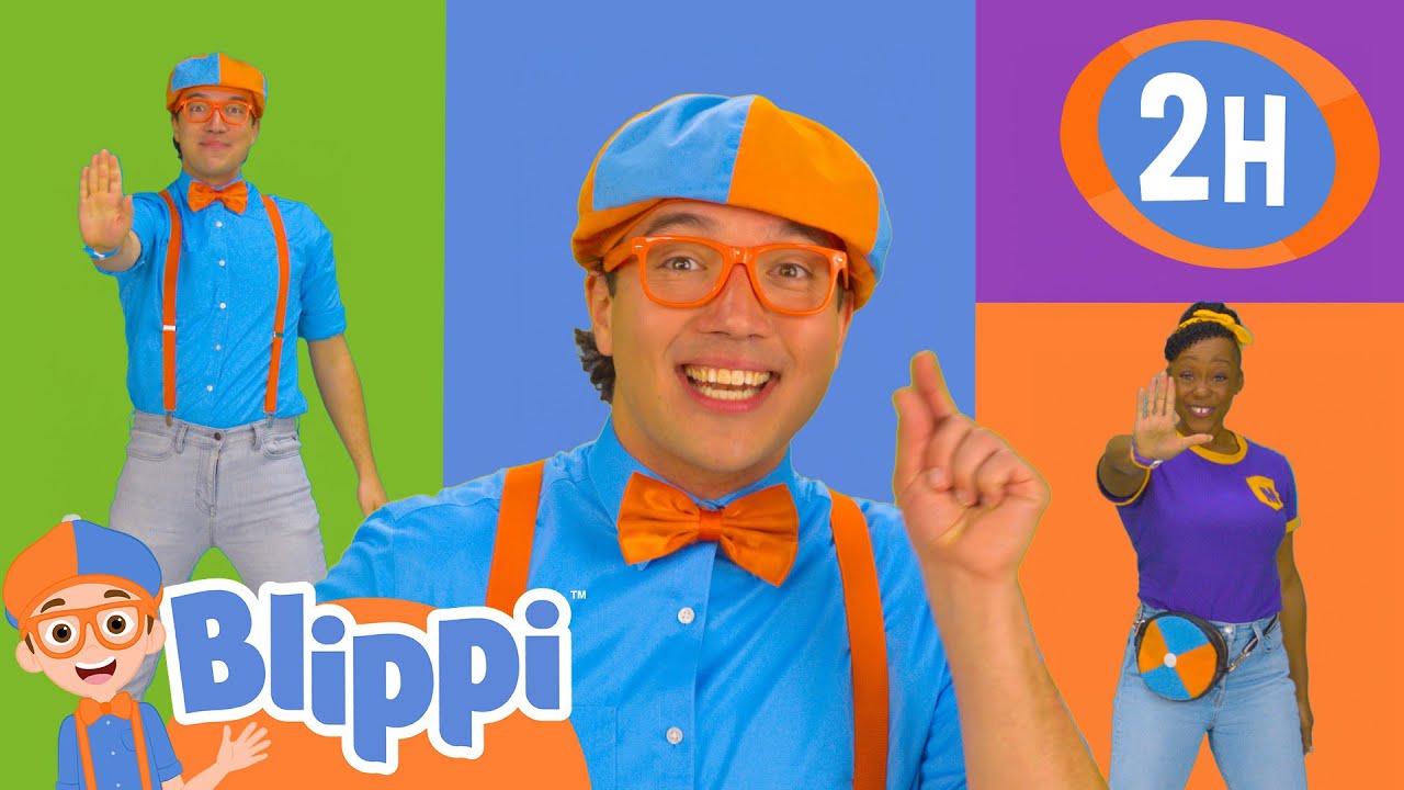 The NEW Blippi WIGGLE Song + More | Blippi and Meekah Best Friend ...