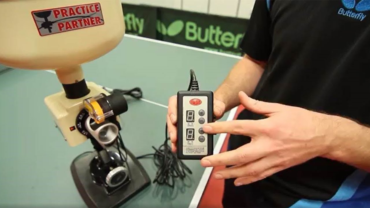 Practice Partner 20 Table Tennis Robot - YouTube