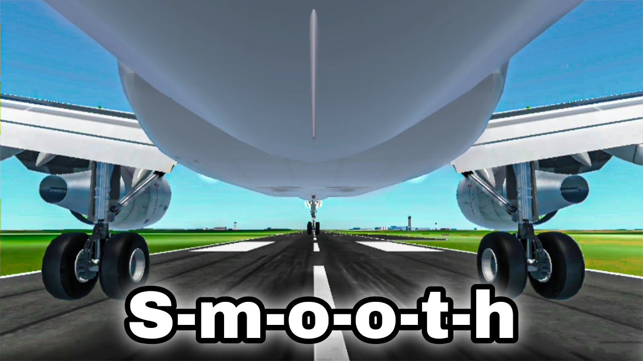 Smooth landing Infinite Flight - YouTube