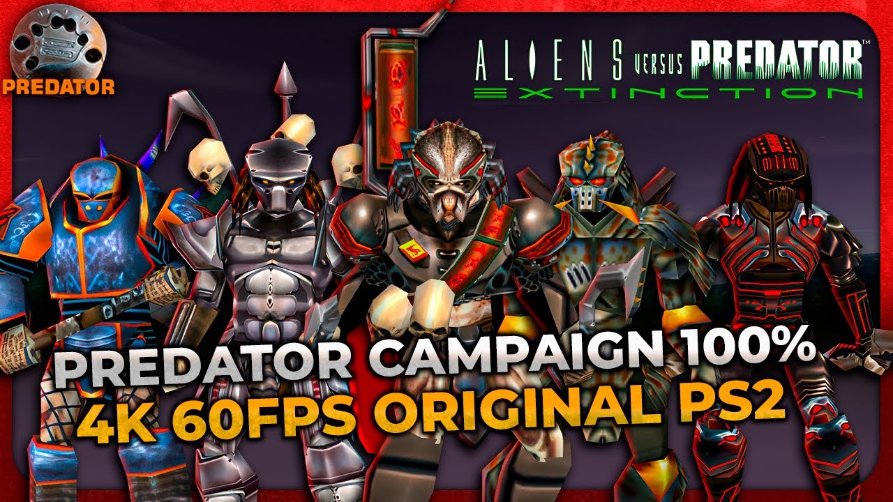 Aliens versus Predator: Extinction (PS2) - Predator campaign - Hard 100 ...