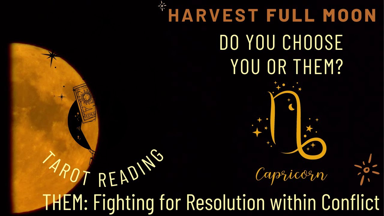 CAPRICORN ♑| You Choose, Them | Fighting for Resolution within Conflict ...