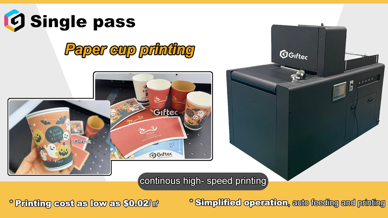Digital printing paper cup! Small Quantity / custom printing / Easy ...