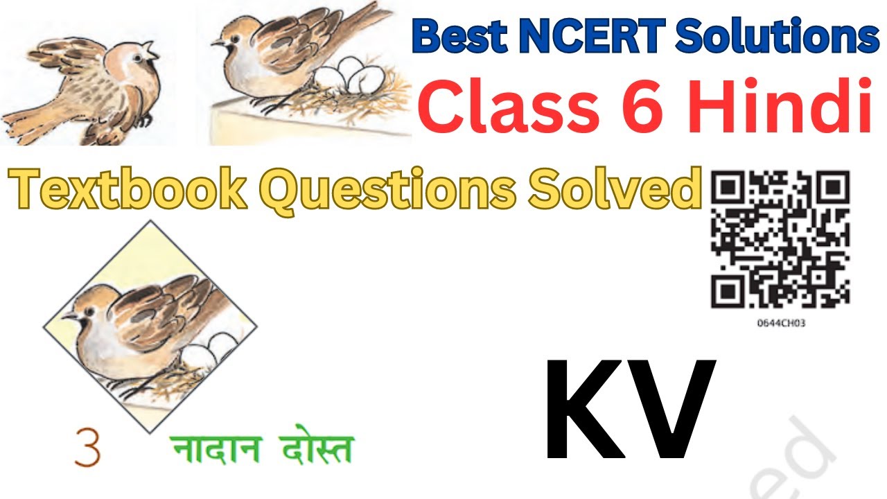 Best NCERT Solutions Class 6 Hindi Chapter 3 Nadan Dost नादान दोस्त ...