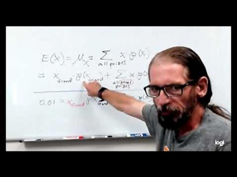 Using StatCrunch to Compute an Expected Value of a Discrete Random Variable - YouTube