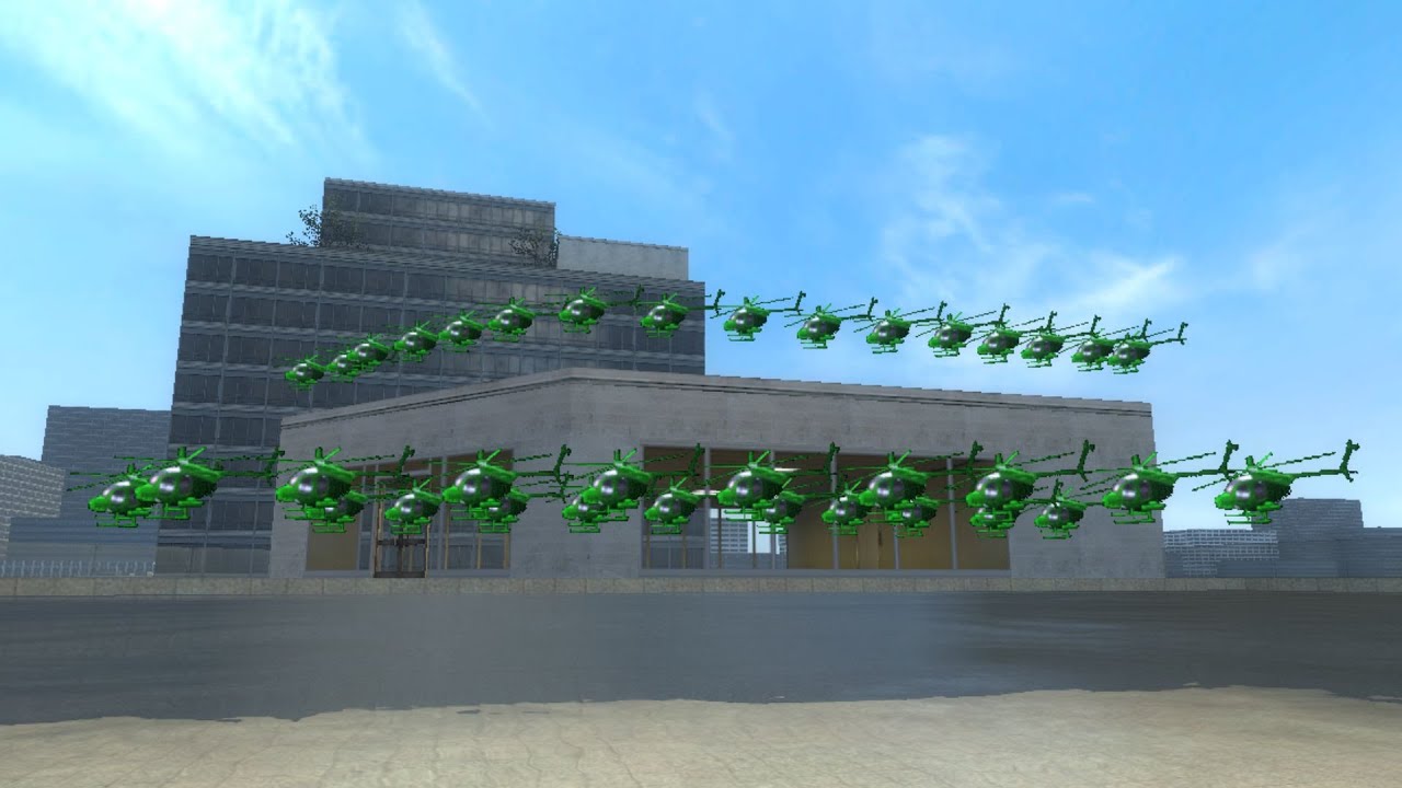 Chasing Helicopter Toilet Nextbot in Gmod - YouTube